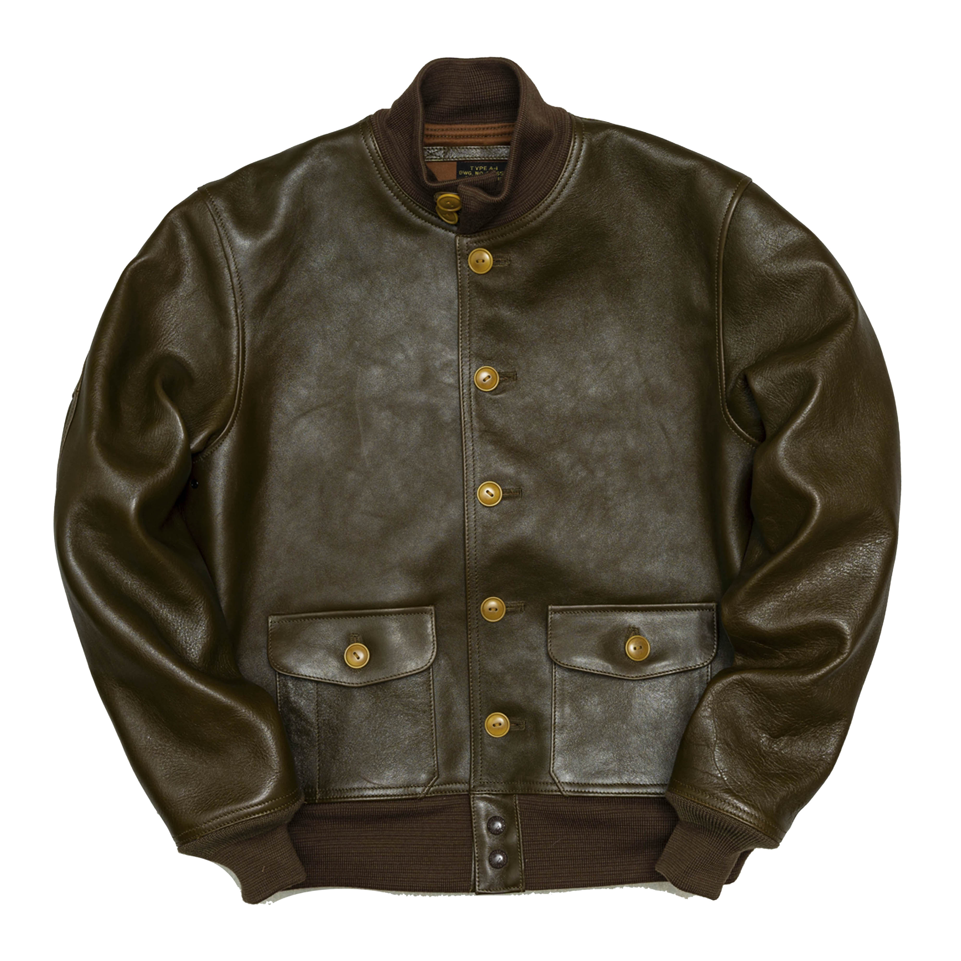Type A-1 Flight Jacket Olive - DOUBLE HELIX