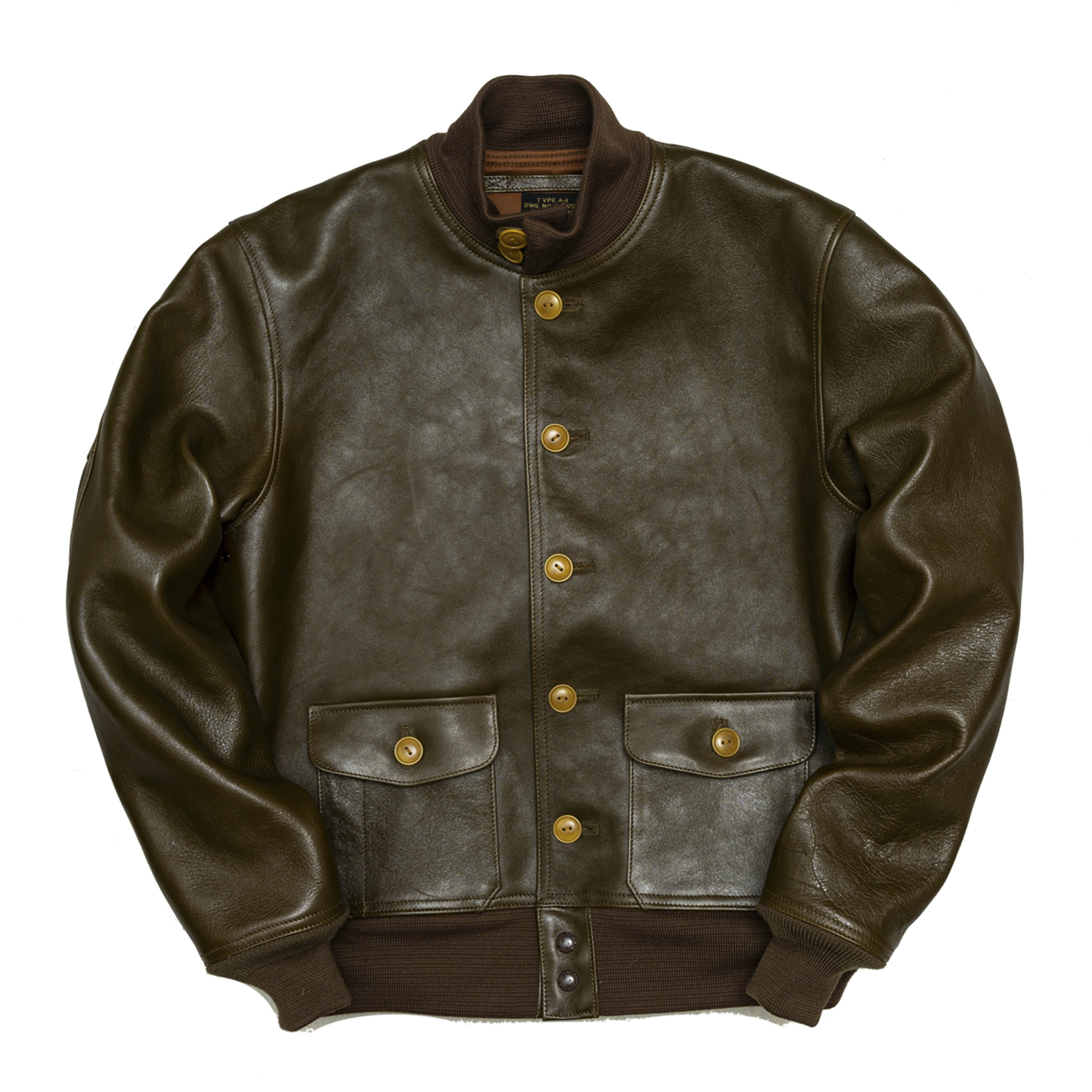 Type A-1 Flight Jacket Olive - DOUBLE HELIX